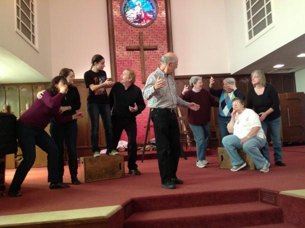 Bible Activity: Human Slide Show of Scripture